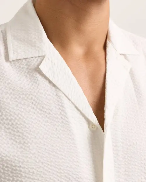 Orlebar Brown Maitan Seersucker Relaxed-fit Shirt