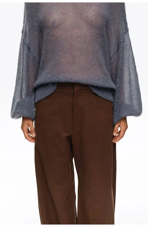 Bimba Y Lola Barrel-leg Trousers With Adjustable Waist