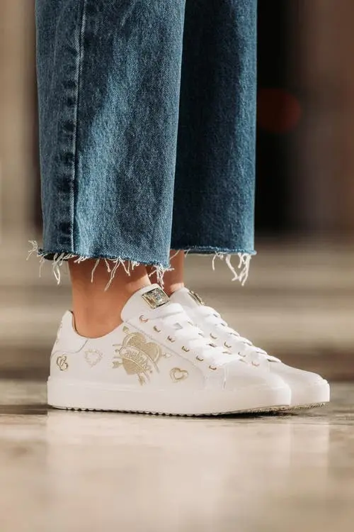 CAVALINHO Golden Love Leather Sneakers