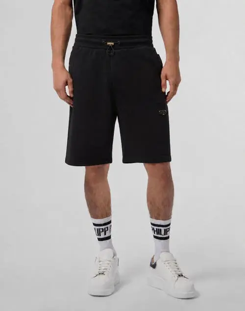 Philipp Plein Jogging Shorts With Signature Logo