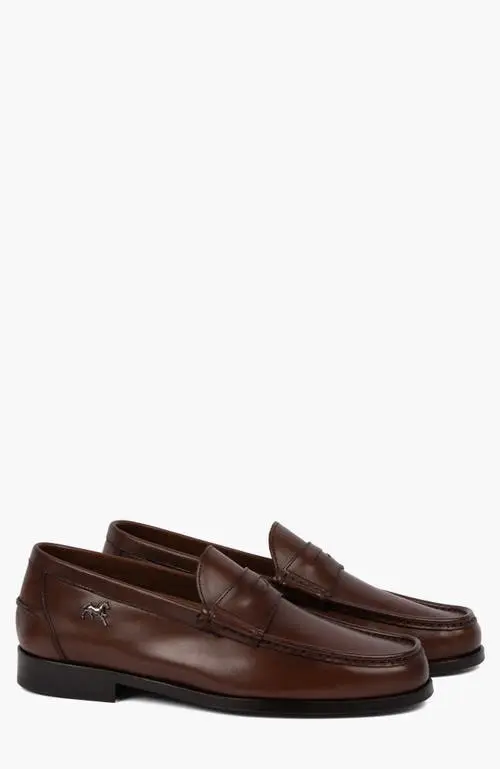 CAVALINHO Leather Penny Loafers