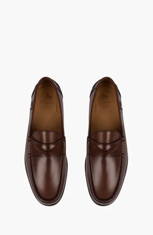 CAVALINHO Leather Penny Loafers