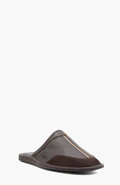 Cavalinho Leather House Slippers - Brown