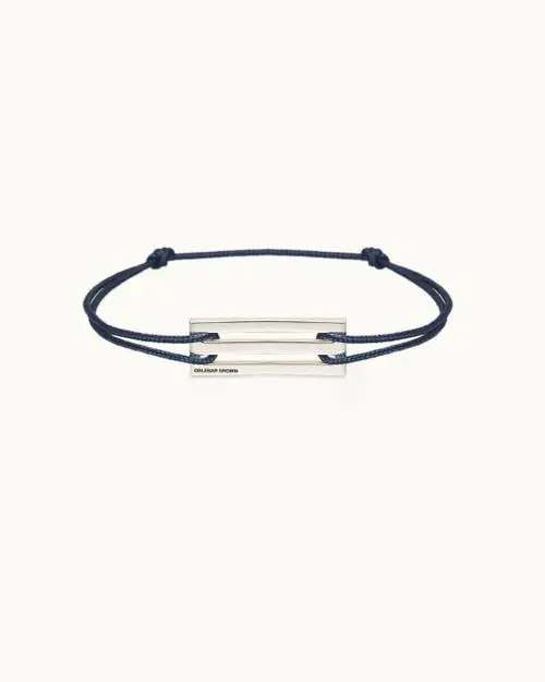 Orlebar Brown Nato Sterling-silver Bracelet