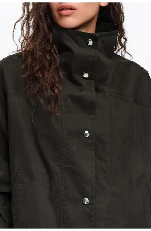Bimba Y Lola Short Batwing Trench Coat