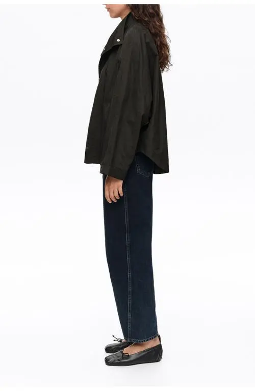 Bimba Y Lola Short Batwing Trench Coat