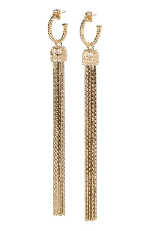 Balmain Brass Tassel Earrings