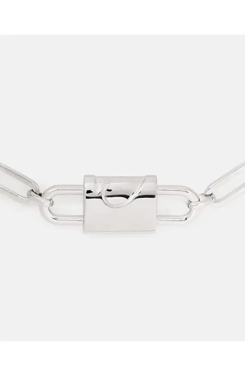 Kate Spade New York Padlock Paperclip Chain Necklace