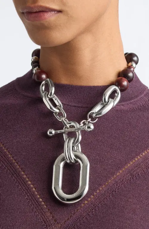 Rabanne Beaded Collar Necklace
