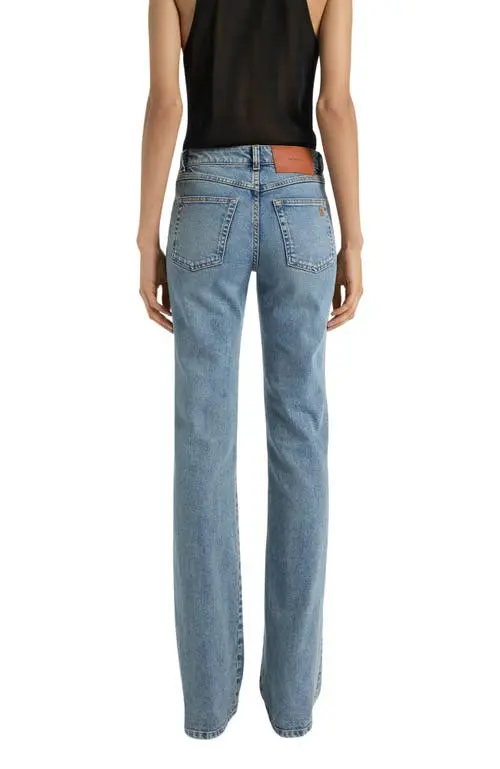 Balmain Bootcut Faded Denim Jeans
