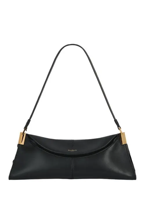Balmain 64-83 Small Bag In Smooth Leather - Black