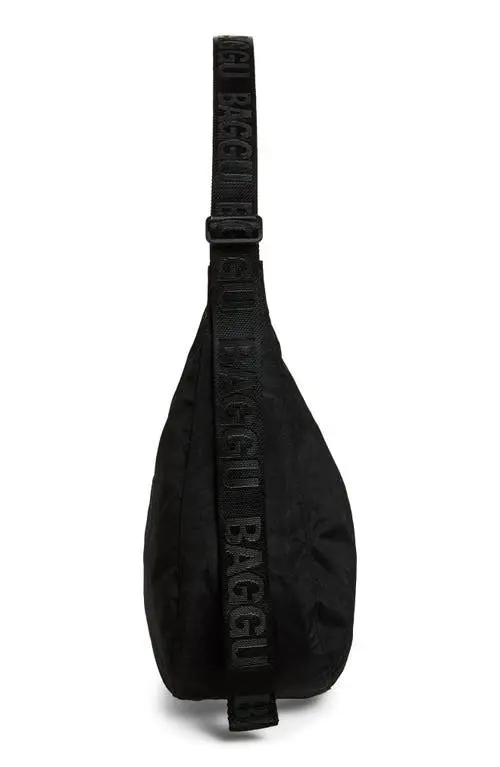 Baggu Large Recycled Nylon Crescent Crossbody Bag