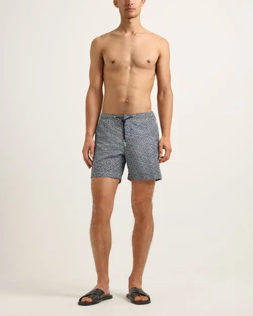 Orlebar Brown Bulldog Swim Shorts - Night Iris/white Sand