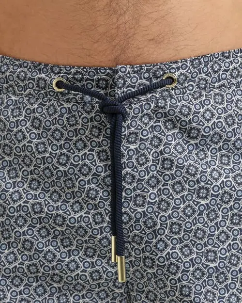 Orlebar Brown Bulldog Swim Shorts - Night Iris/white Sand