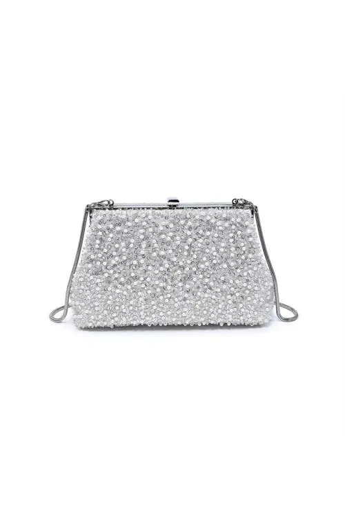 URBAN EXPRESSIONS Glitz Evening Bag - Ivory