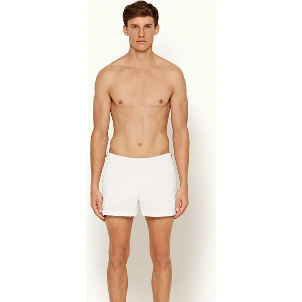 Orlebar Brown Springer Tailored-fit Swim Shorts - White