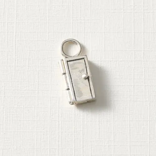TEN THOUSAND VILLAGES Sterling Hinged Door Charm
