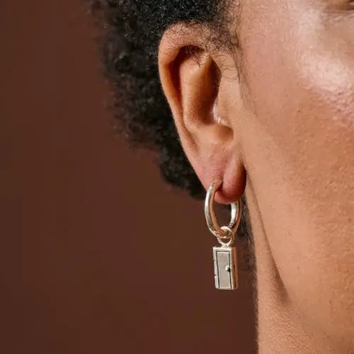 TEN THOUSAND VILLAGES Sterling Hinged Door Charm
