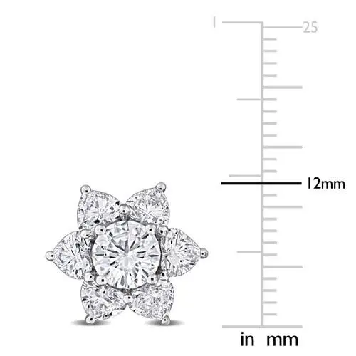 JULIANNA B. Lab Grown Diamond Floral Earrings 10k
