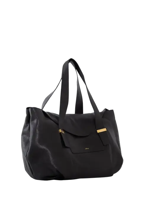 ESTHERA 7am Leather Shoulder Bag