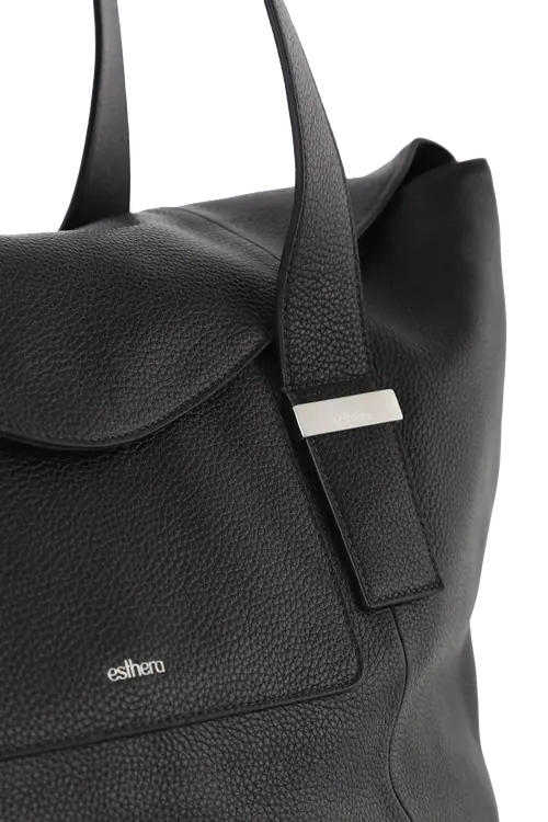 ESTHERA 7am Leather Shoulder Bag