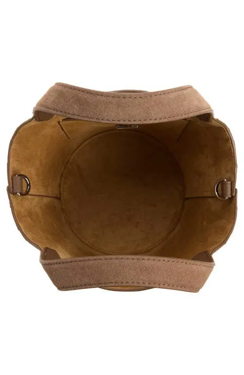 Veronica Beard Mixed Media Bucket Bag