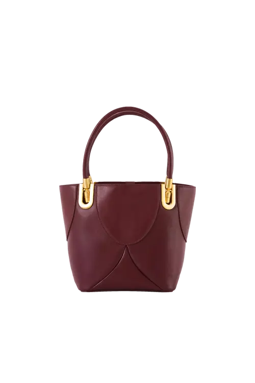 ESTHERA 4pm Leather Mini Handbag