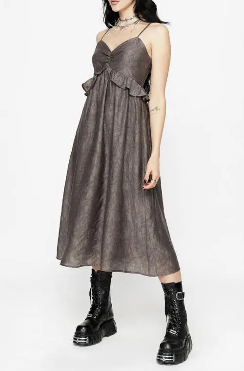 DISTURBIA Ailsa Frill Cami Midi Dress