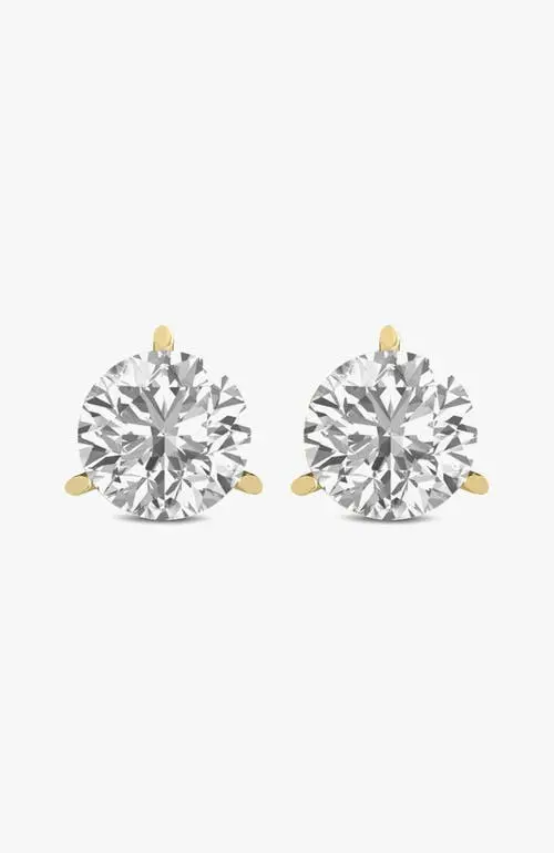 SEREIA OFFICIAL 14k Gold Essence Lab 0.5 Carat Diamond Earrings - Yellow Gold