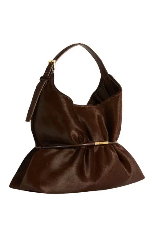 Balmain Sphynx Medium Bag In Pony-effect Leather