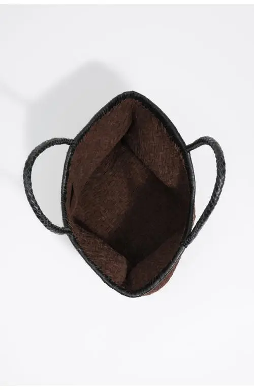 Bimba Y Lola Large Braided Leather Shopper