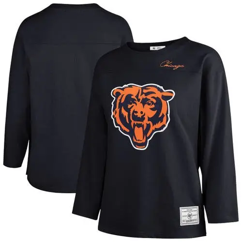 '47 Chicago Bears Game Nod Timeless Long Sleeve T-shirt - Navy