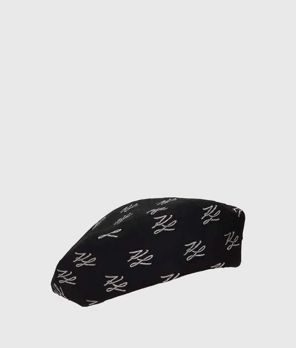 Karl Lagerfeld K/autograph Glitter Beret