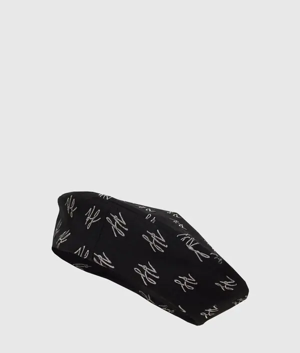 Karl Lagerfeld K/autograph Glitter Beret