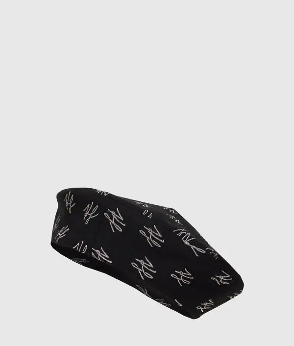 Karl Lagerfeld K/autograph Glitter Beret