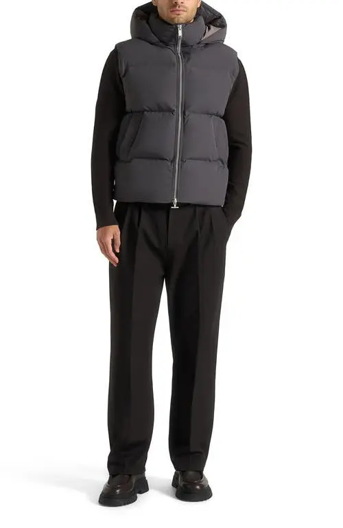 Manière De Voir Eric 2-in-1 Puffer Jacket With Detachable Sleeves And Hood