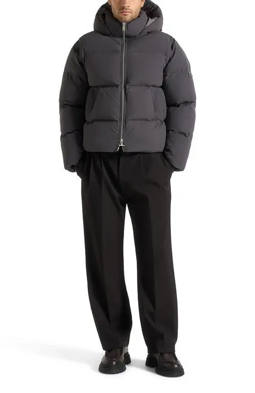 Manière De Voir Eric 2-in-1 Puffer Jacket With Detachable Sleeves And Hood