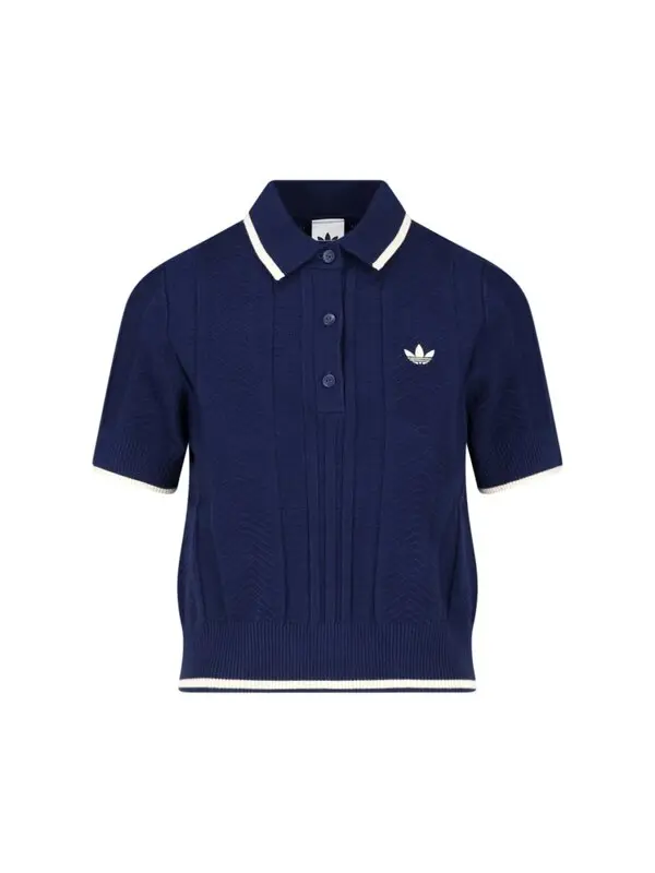 Adidas Knit Polo "cali - Blue
