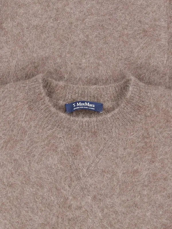 Max Mara Yak Sweater With Scarf
