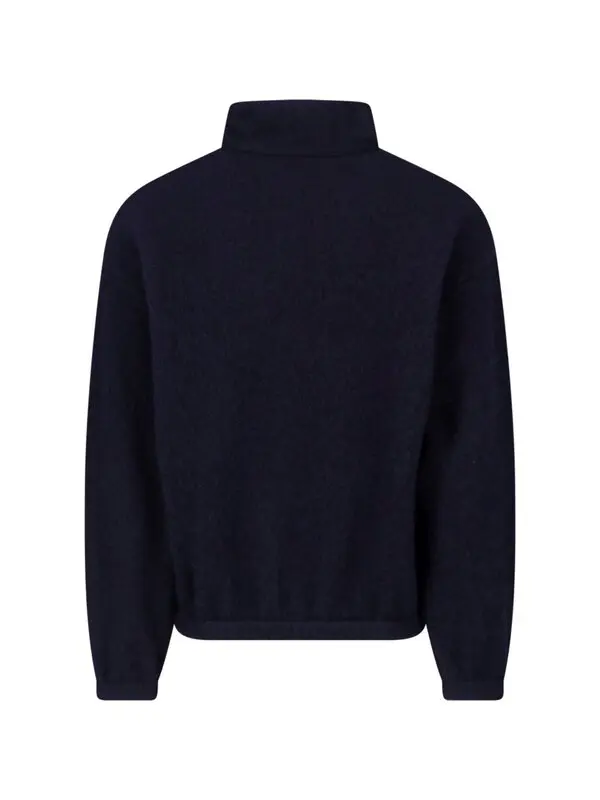 JIL SANDER Zip Sweater In Wool Blend
