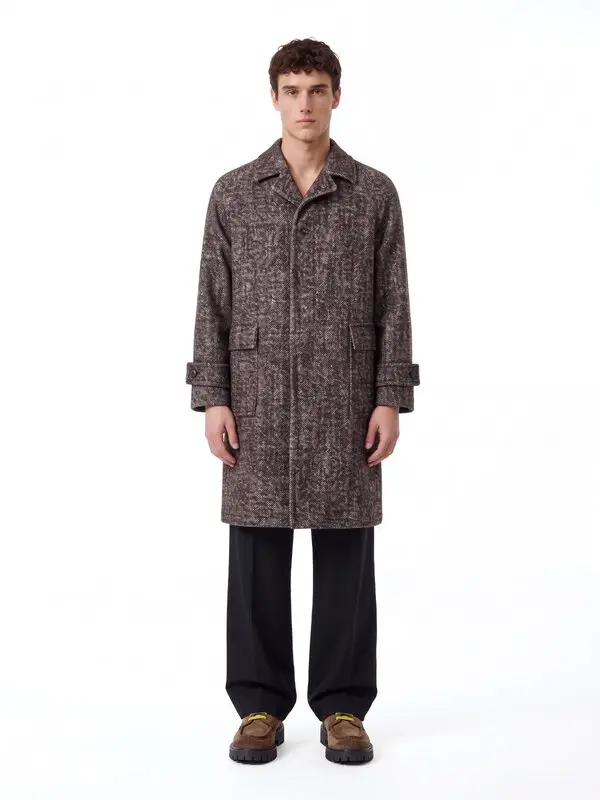 Tagliatore Virgin Wool Blend Coat