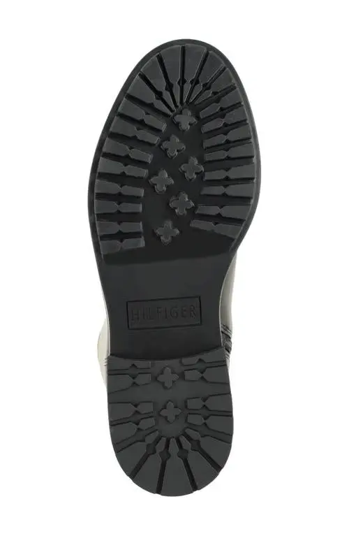 Tommy Hilfiger Ashere Knee High Faux Leather Boot - Black