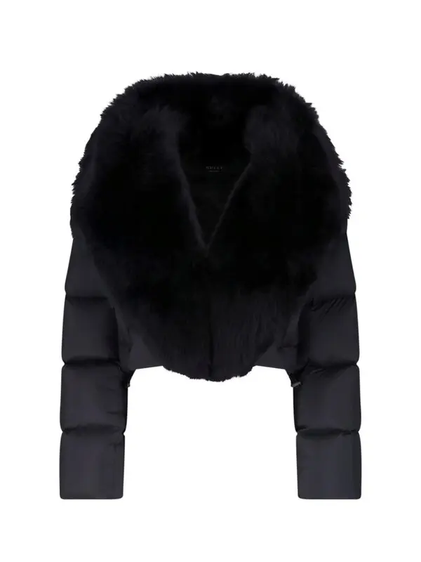 Gucci Jacket With Shearling - Black