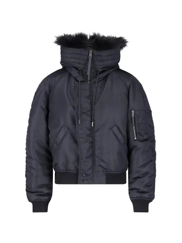 Gucci Bomber Jacket With Fur