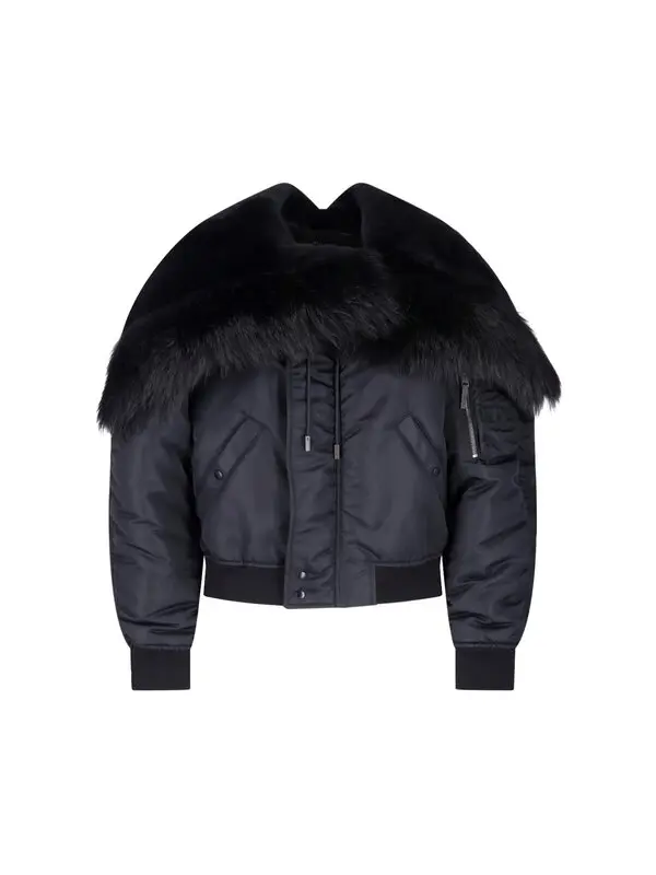 Gucci Bomber Jacket With Fur