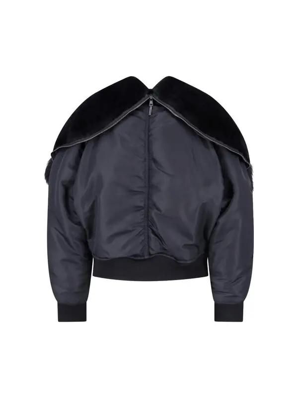 Gucci Bomber Jacket With Fur