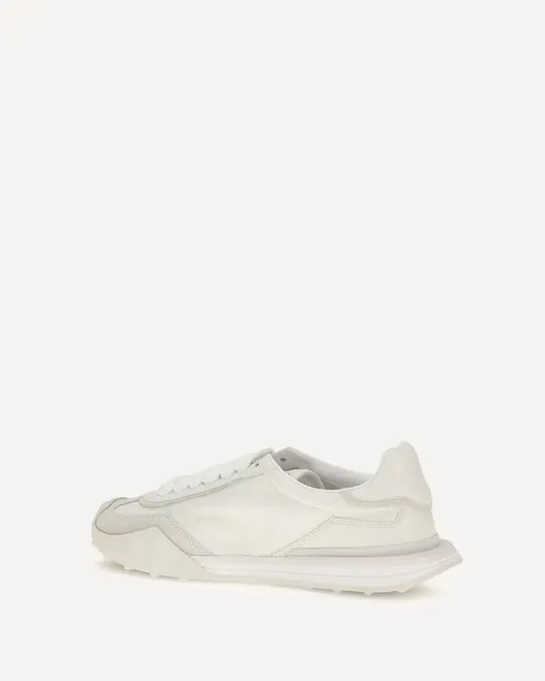 Dolce & Gabbana Athletic Fabric And Leather Sneakers