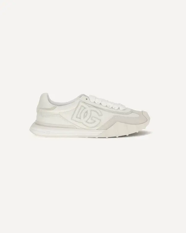 Dolce & Gabbana Athletic Fabric And Leather Sneakers