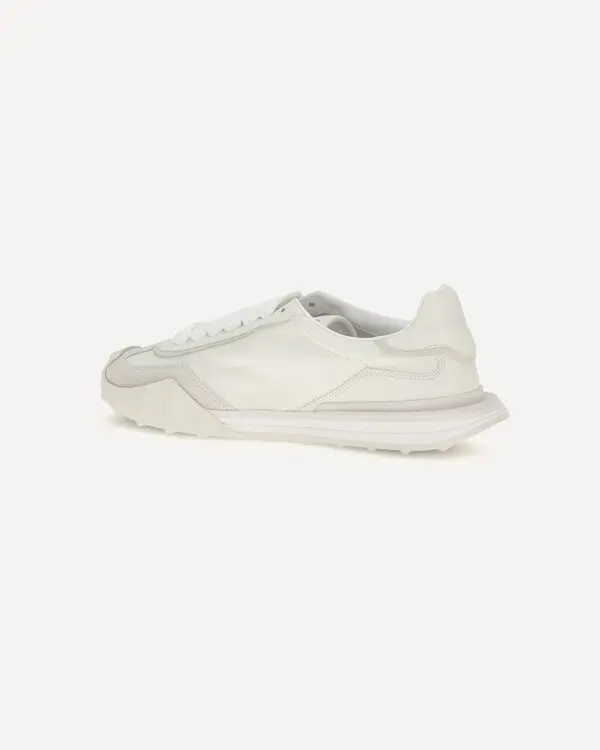 Dolce & Gabbana Athletic Fabric And Leather Sneakers
