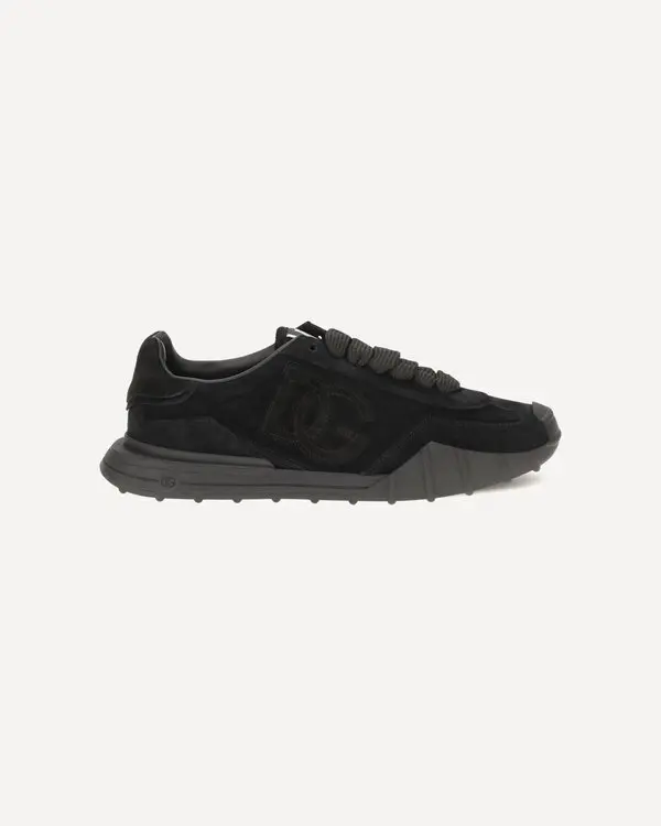 Dolce & Gabbana Dg Athletic Suede Leather Sneakers
